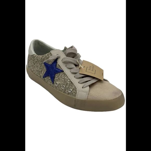 ShuShop | Shoes | Shushop Pamela Everyday Star Sneaker Blue Star Wide | Poshmark
